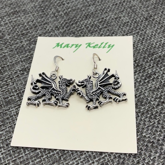 Mary Kelly | Jewelry | Mary Kelly Sterling Dragon Earrings | Poshmark